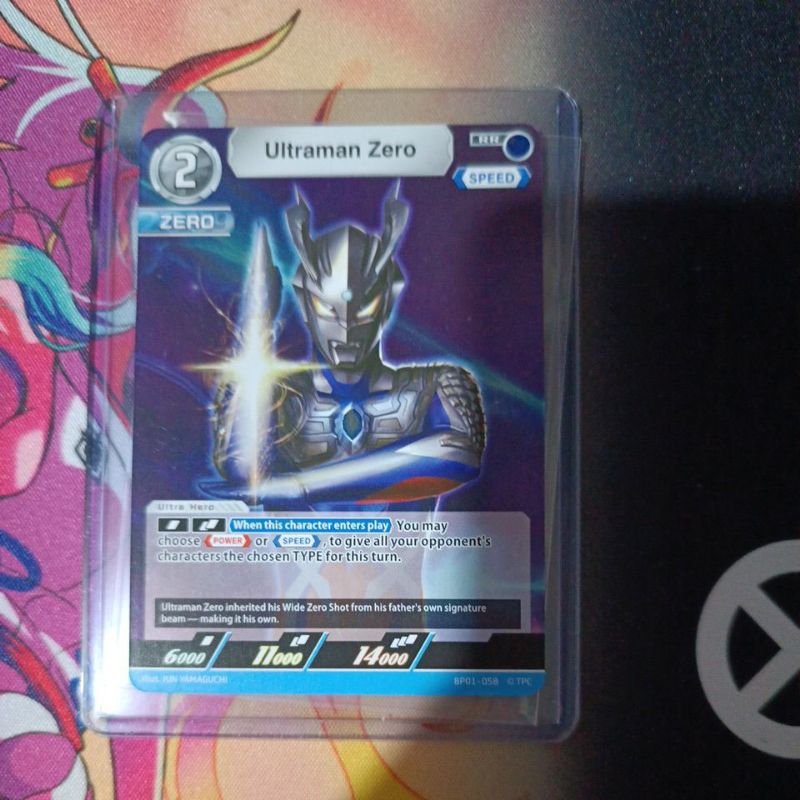 Ultraman Card Game English Ultraman Zero BP01-058 RR | Shopee Singapore