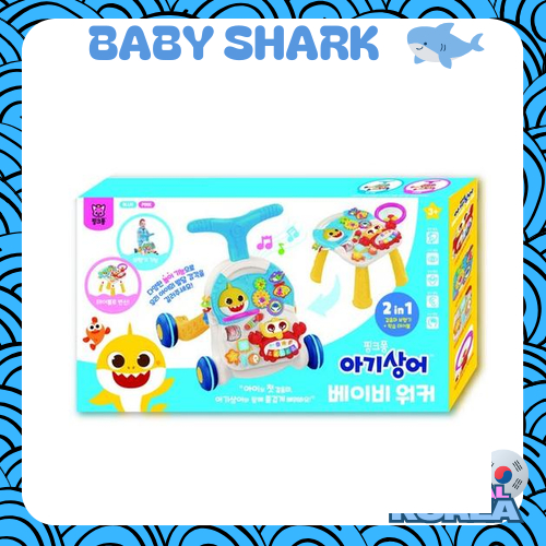 Pinkfong Baby Shark 2-in-1 Baby Walker and Activity Table (Random ...