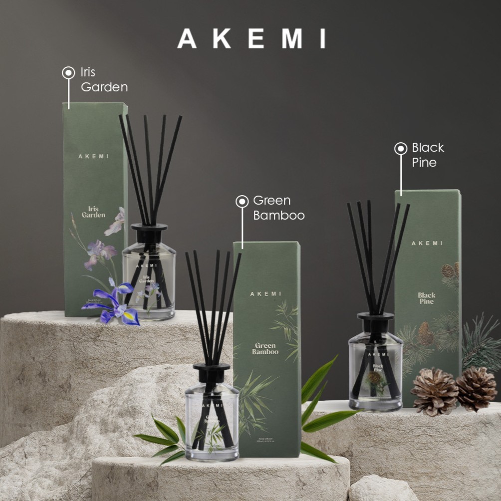 AKEMI Zen Garden Reed Diffuser (6 scents available) 200ml | Shopee ...
