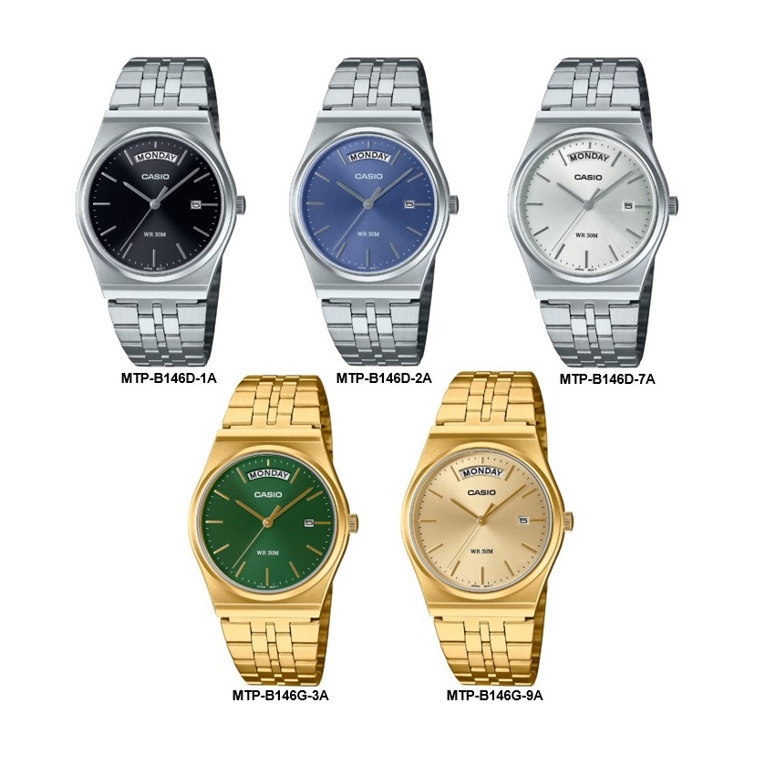 [Watchwagon] Casio MTP-B146 Mid-Size Gents Quartz Watch mtp-b146d-1a ...