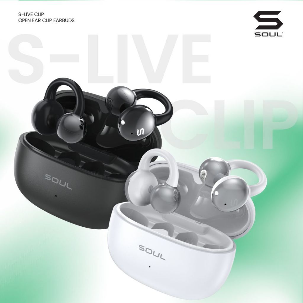 SOUL S-LIVE CLIP Premium Wireless Air Conduction Ear Sound Clips ...