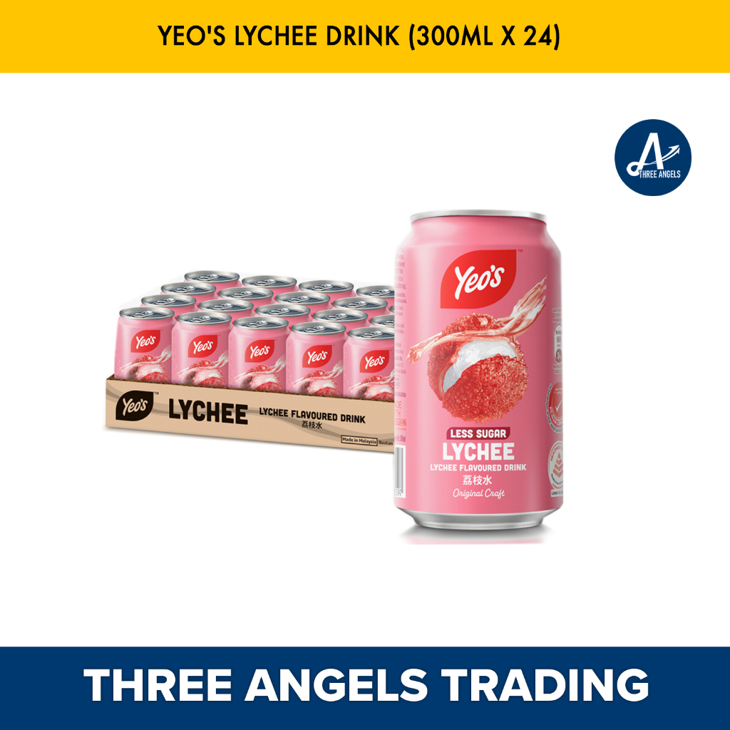 Yeo's Lychee Drink (300ml x 24) | Shopee Singapore