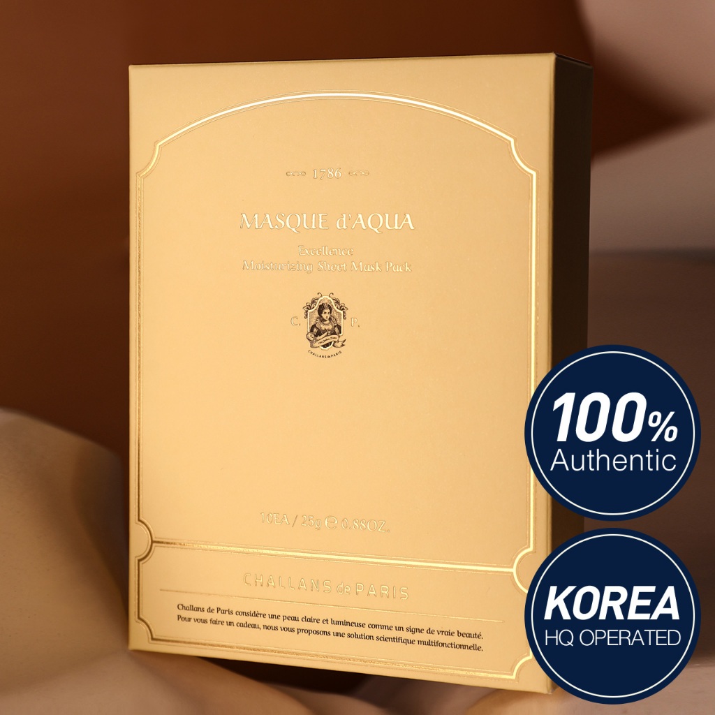[Official] MASQUE de AQUA EXCELLENCE (Deep hydration care face mask pack) - 10ea (1box) | Shopee ...