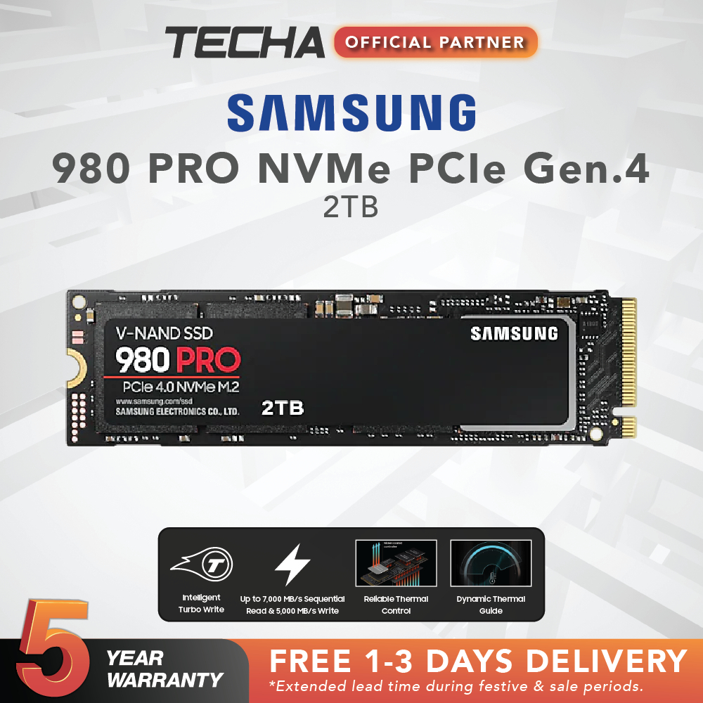[FAST SHIP] Samsung 980 PRO | (1TB / 2TB) | NVMe PCIe Gen.4 Internal ...