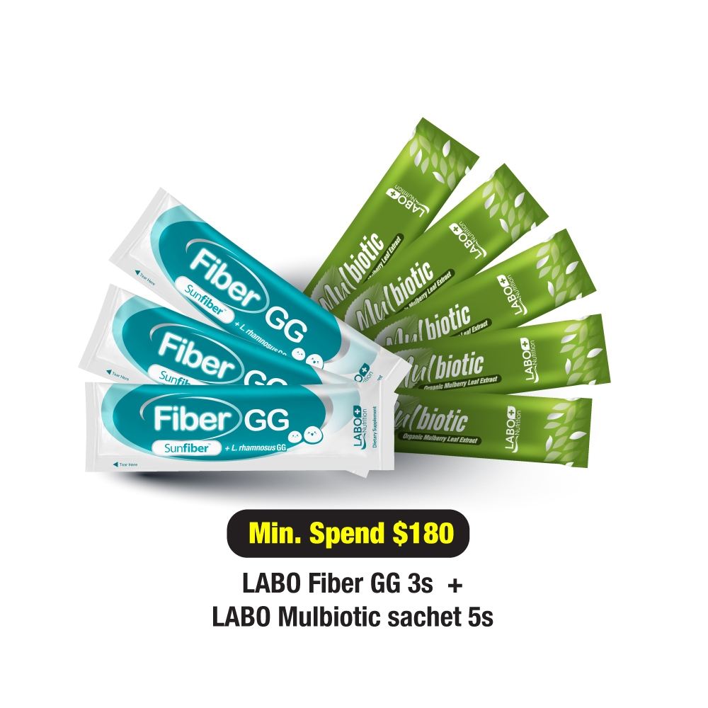 [Gift with Purchase] LABO Nutrition Mulbiotic sachet 5s + Fiber GG 3s ...