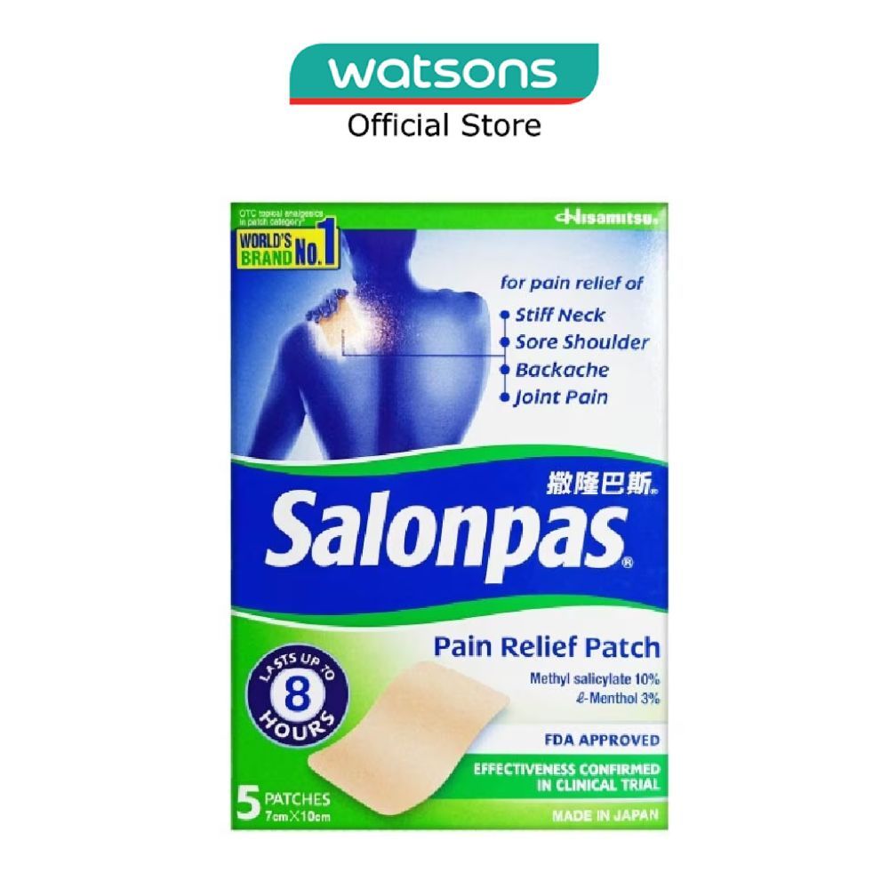 SALONPAS® Pain Relief Patch 5s | Shopee Singapore