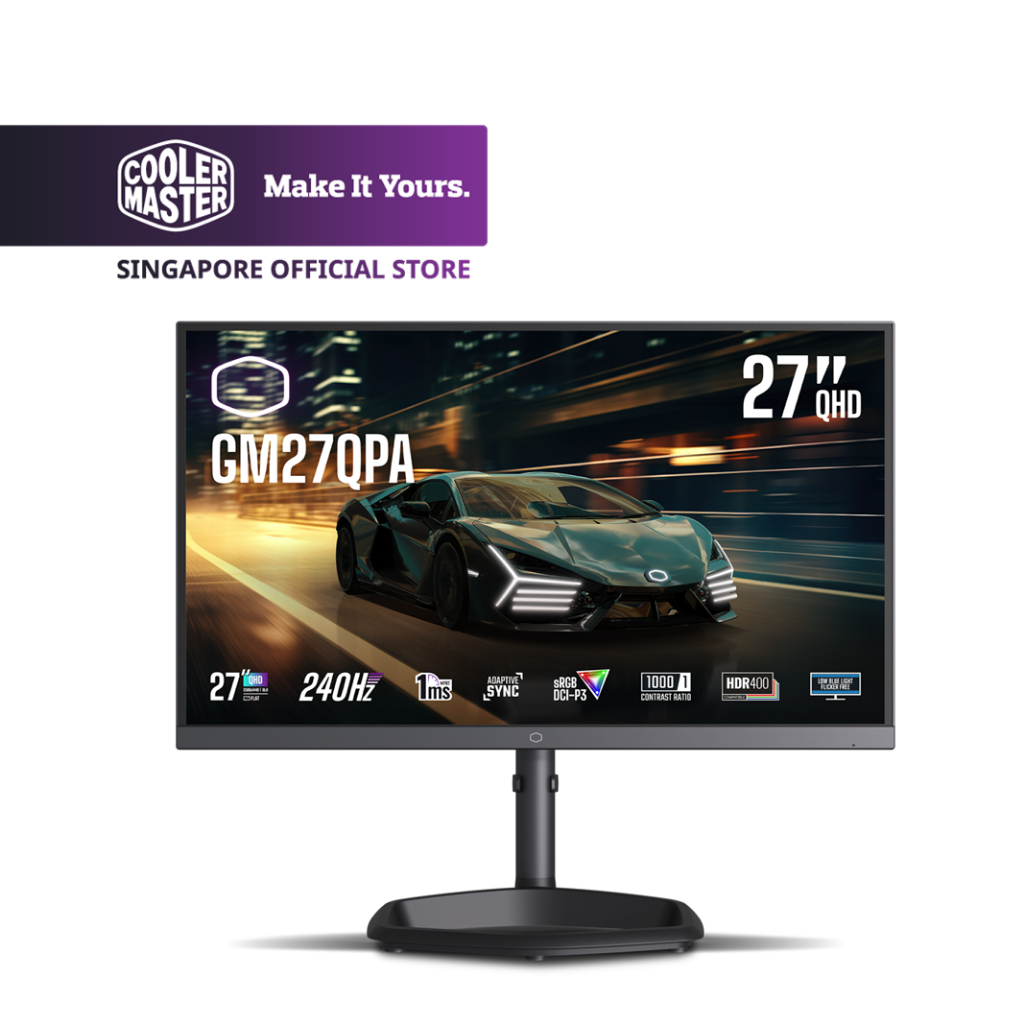 Cooler master GM27QPA QHD 240Hz IPS Gaming Monitor | Shopee Singapore