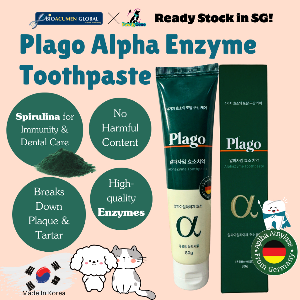 FITPET Plago Alpha Enzyme Dental Pet Toothpaste for Cats & Dogs from ...