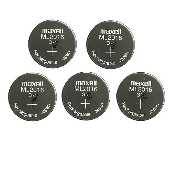 [SG] Maxell ML2016 Rechargeable Lithium Cell Button Battery (5 Pieces ...