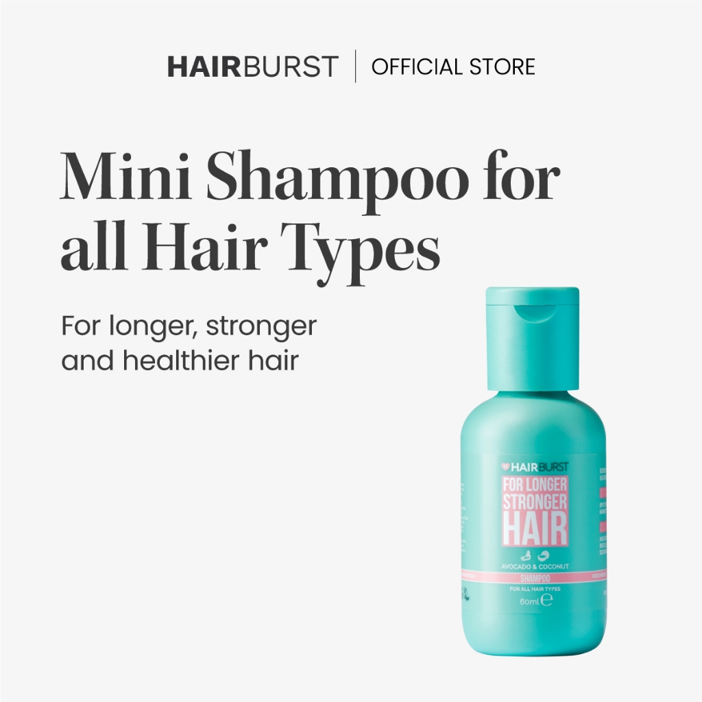 Hairburst Mini Shampoo for Longer, Stronger Hair 60ml | Shopee Singapore
