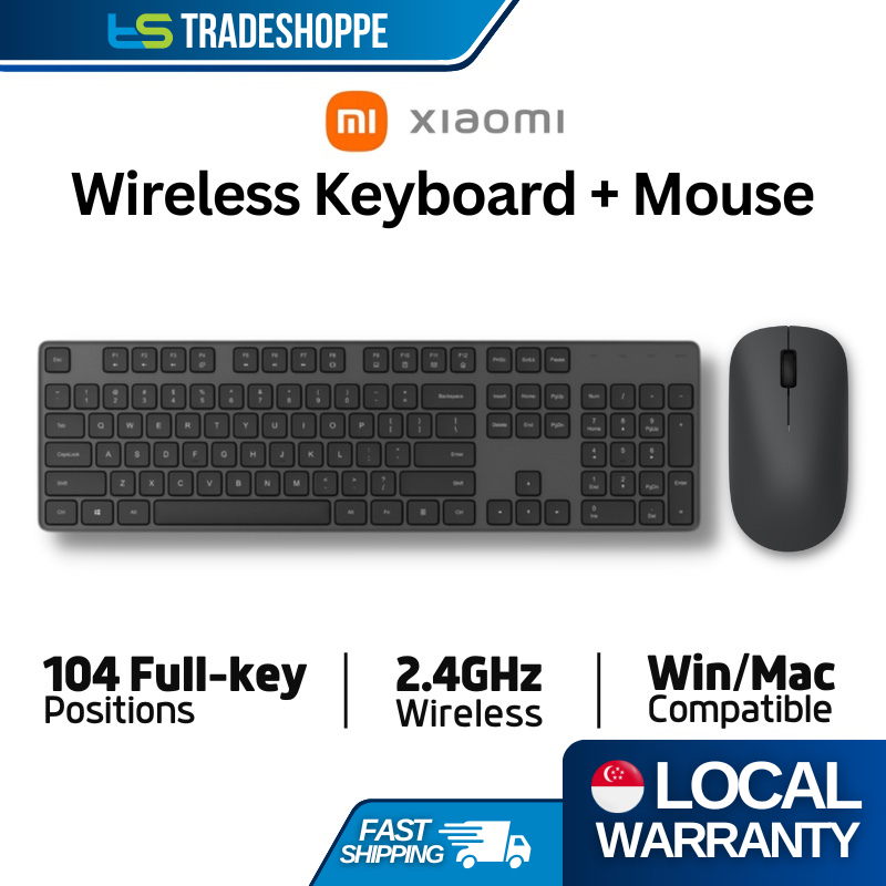 Xiaomi Mi Wireless Keyboard & Mouse Combo Set V2 | Shopee Singapore