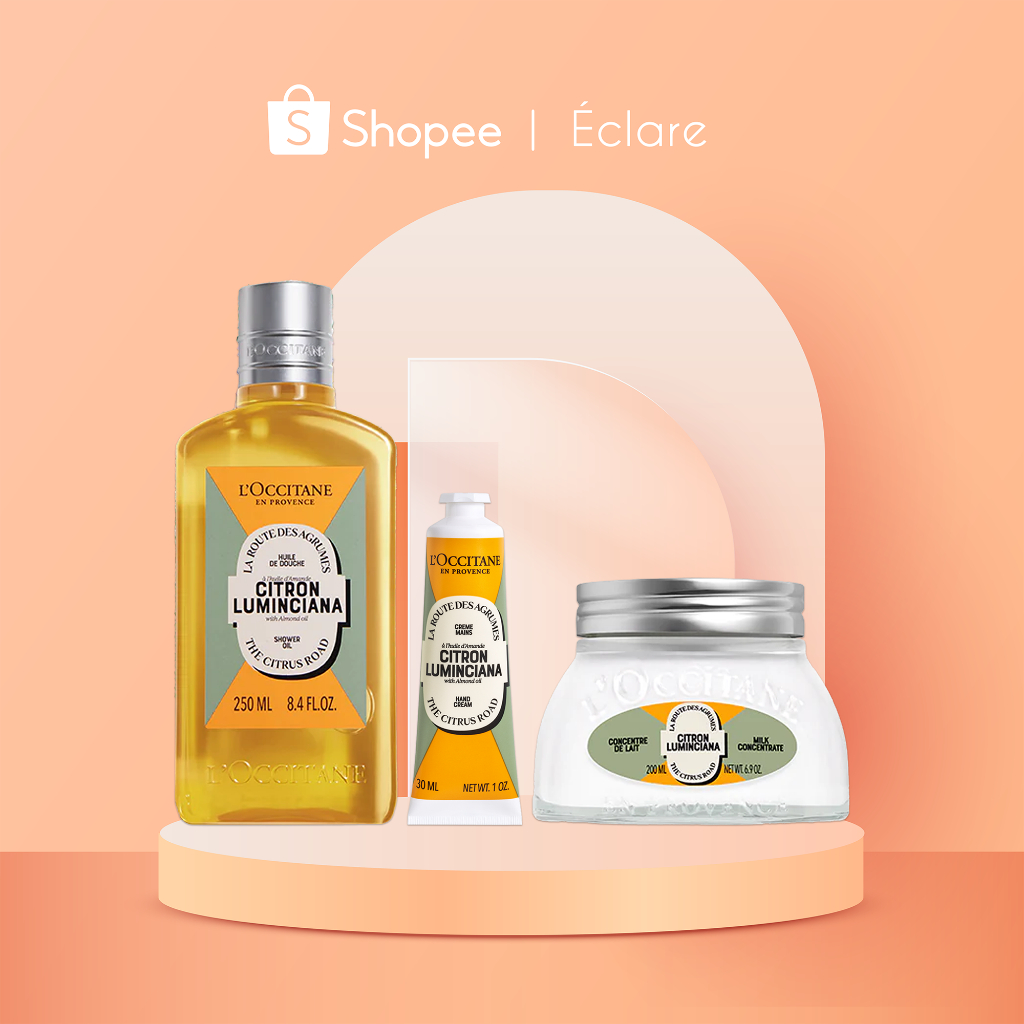 Shopee x L'Occitane 12.12 Brand Box - Citron Luminciana Body Collection ...