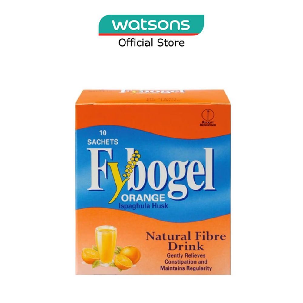 FYBOGEL Natural Fibre Drink Sachet Orange Flavour (Gently Relieves ...