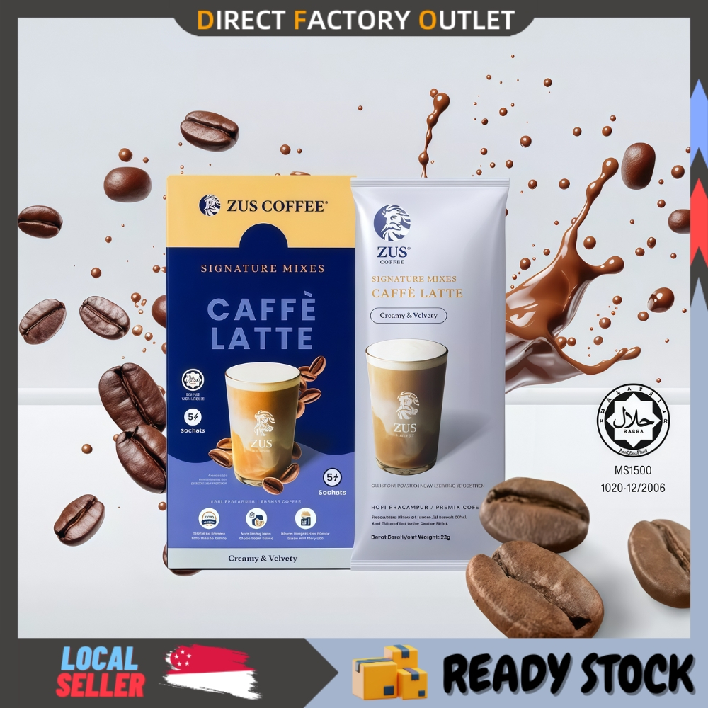 ZUS Signature Mixes Latte Coffee – Dolce, Mocha, Cinnamon, Salted ...