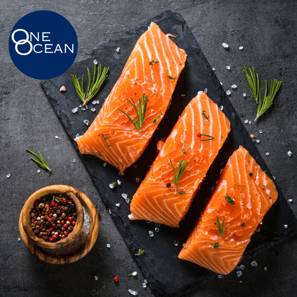 [One Ocean Food] Norway Premium Atlantic Salmon 500g - 1kg | Shopee ...