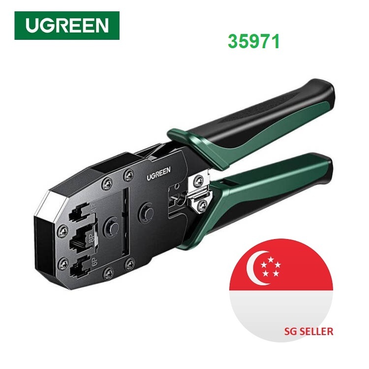 UGREEN RJ45 Crimping Tools 35971 70683 Pliers for CAT5/6/7/8 Ethernet Lan Network Cutter ...