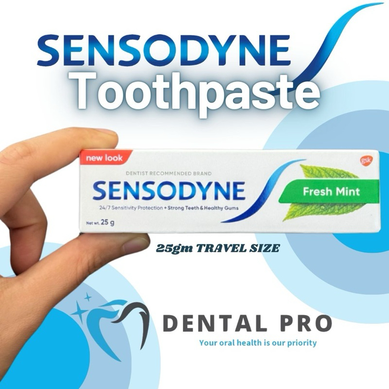 Sensodyne Fresh Mint Anti Sensitivity toothpaste 25gm travel size ...