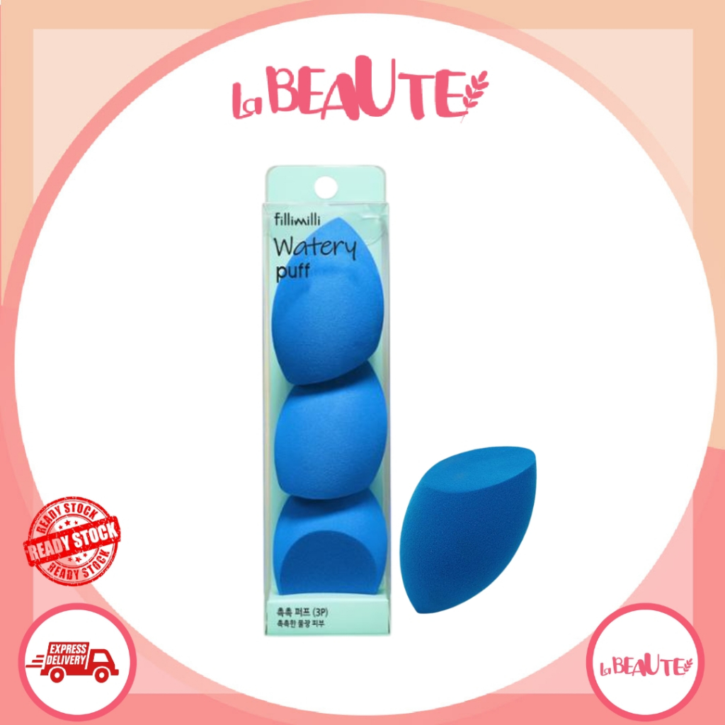 Fillimilli Makeup Watery Puff Makeup Sponge Olive Young Korea (1P / 3P ...