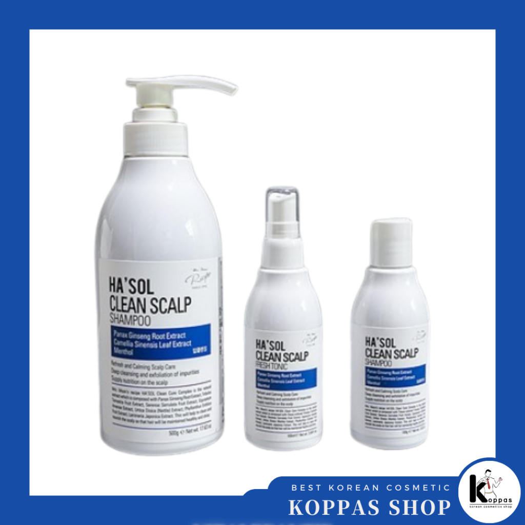 [HA'SOL] CLEAN Scalp Fresh Tonic (100ml) / CLEAN SCALP Shampoo (100g ...