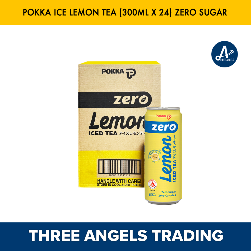 Pokka Ice Lemon Tea (300ml x 24) Zero Sugar | Shopee Singapore