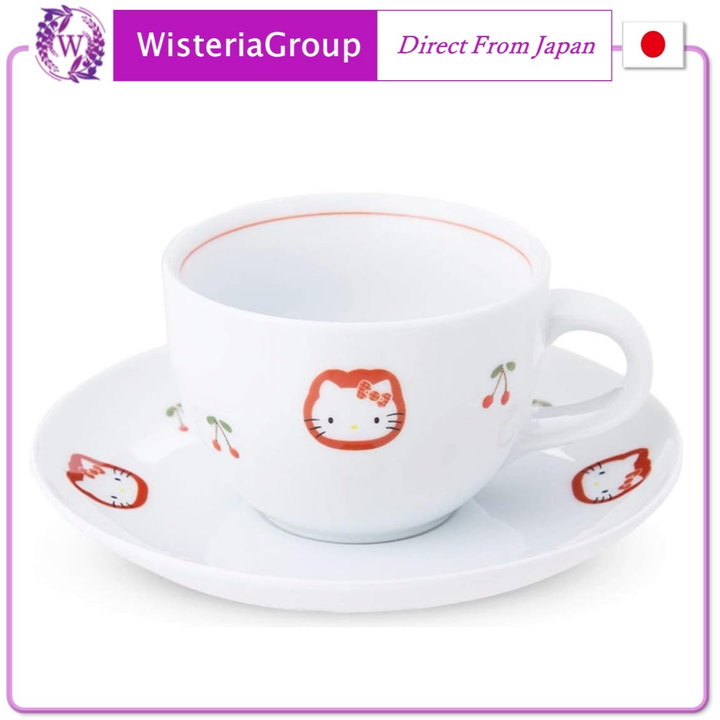 SANRIO Hello Kitty Coffee cup plate (cup & saucer) 190cc Arita ware ...