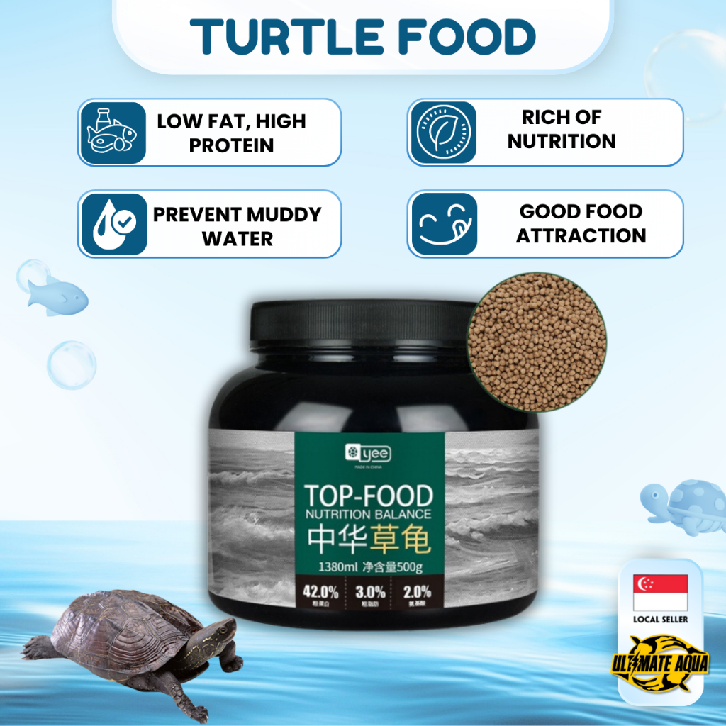 YEE Turtle Food, Aquarium Food With Floating Particles, High Nutrition ...