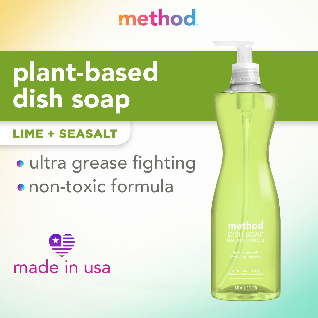 Method Dish Soap Lime + Sea Salt (532ml) | Shopee Singapore