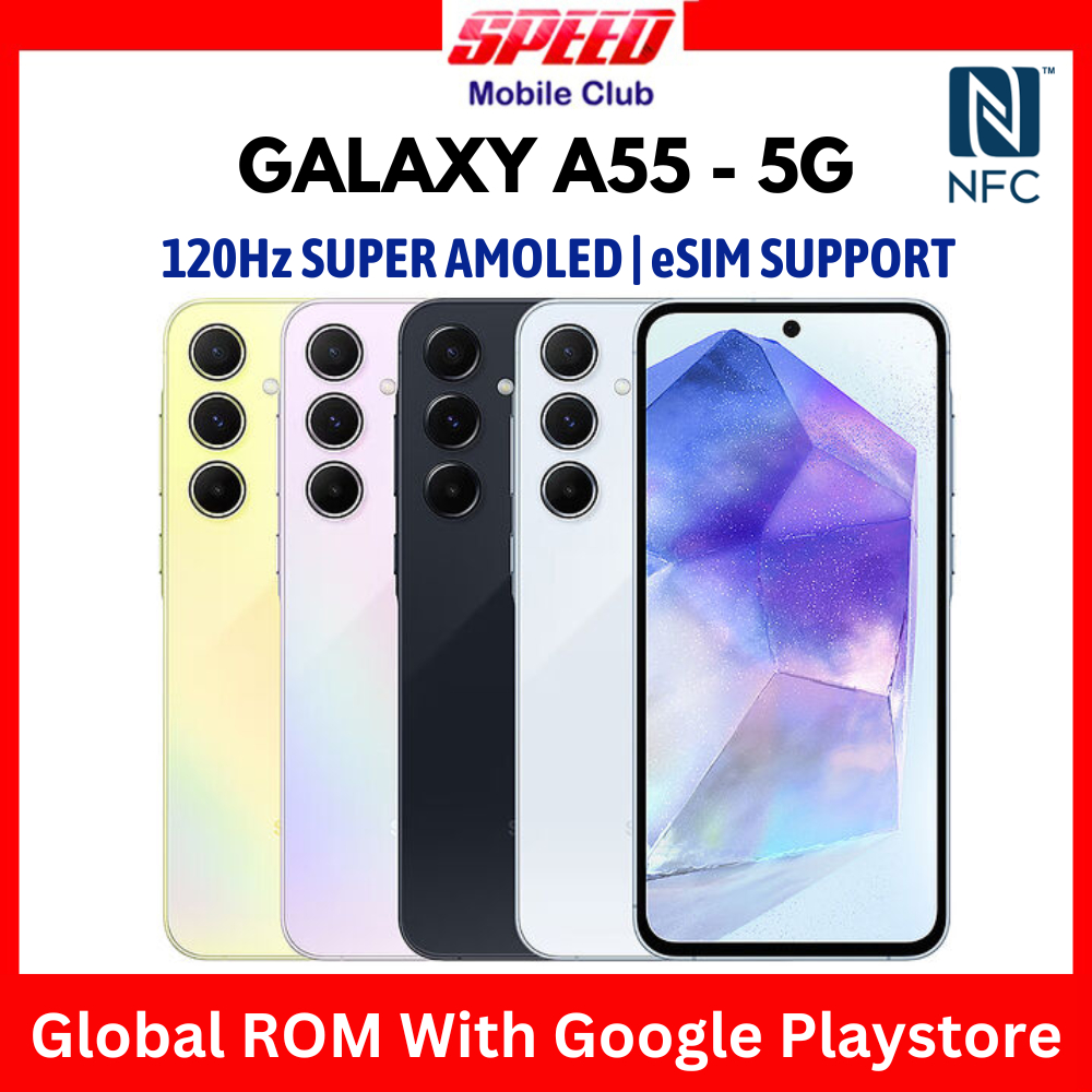 Samsung Galaxy A55 5G (8/128GB) (8/256GB) (12/256GB) | eSIM Support | NFC | Local Seller ...