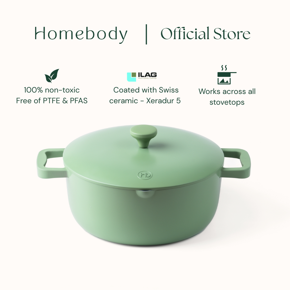 Super Pot 26cm | 4.9L | Homebody™ - Non-toxic, Swiss Ceramic Nonstick ...