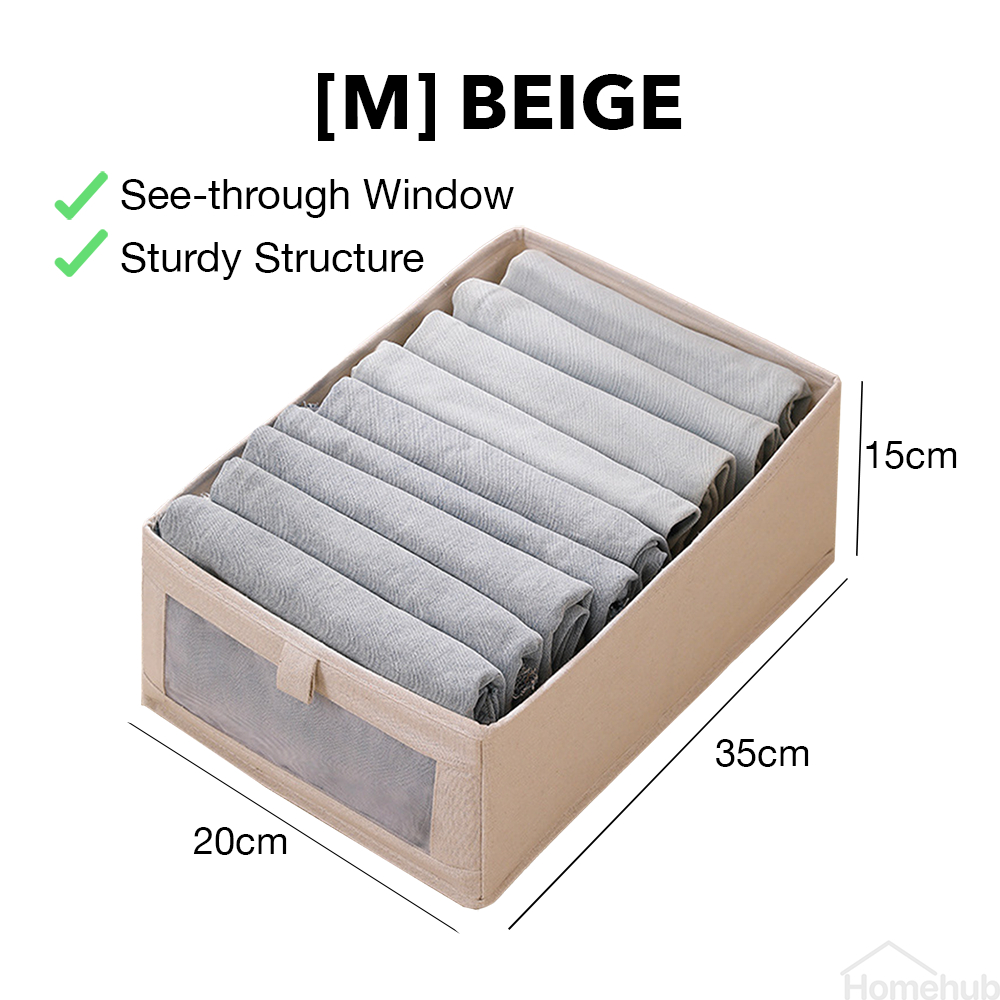 Homehub Clothes Grid Organiser Wardrobe Cupboard Organizer Storage ...