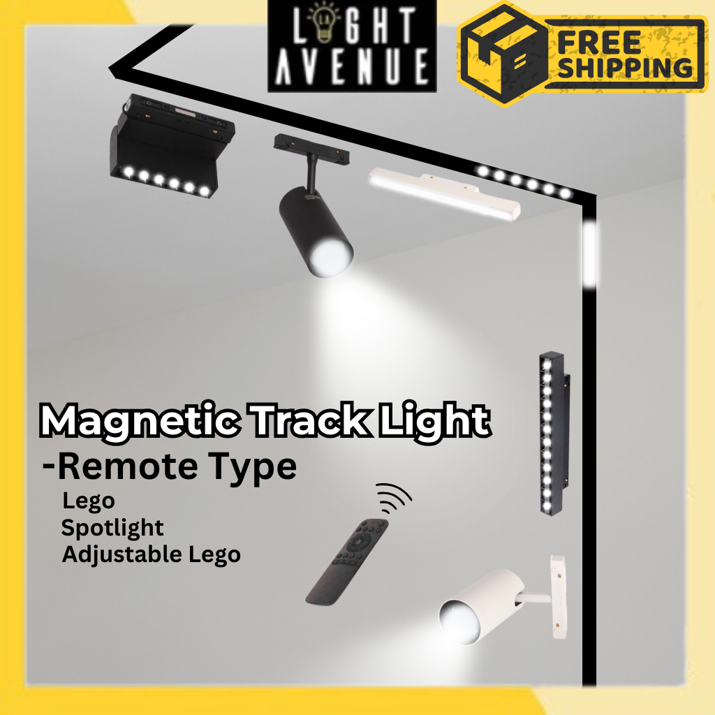 Magnetic Track Light System 2.4G TM Remote - Spotlight / Lego ...