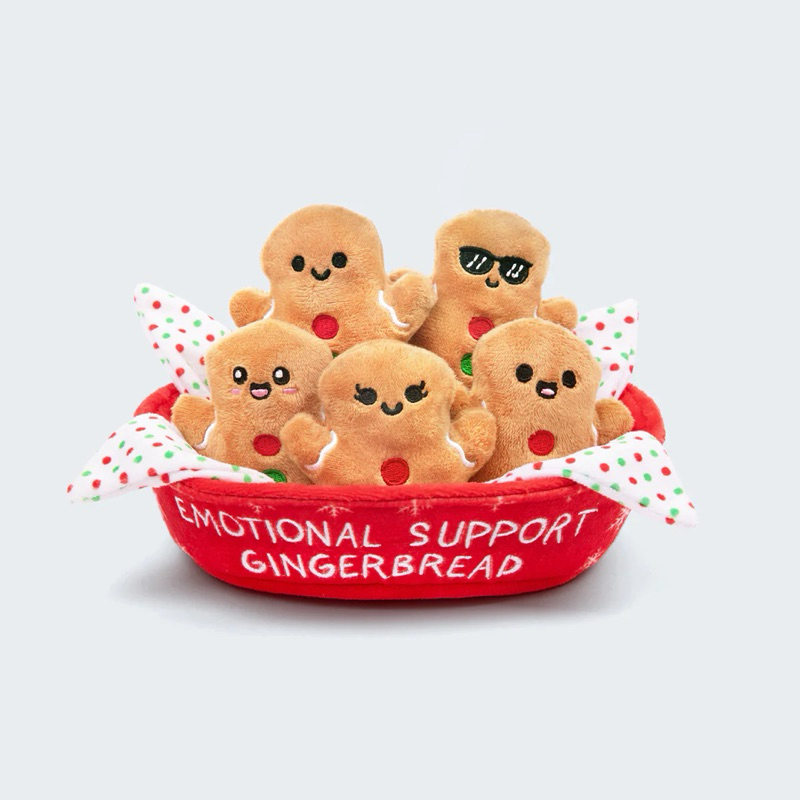 WHAT DO YOU MEME Emotional Support Gingerbread Cuddly Plush (For Human ...