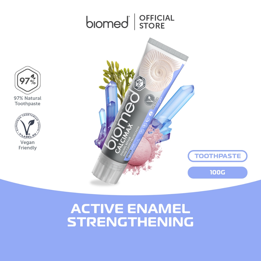 BIOMED Complete Natural Toothpaste CALCIMAX 100g | Shopee Singapore