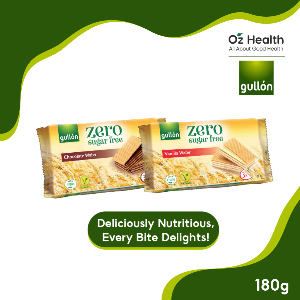 Gullon Zero Sugar Free Vanilla & Chocolate Wafer 180g | Shopee Singapore