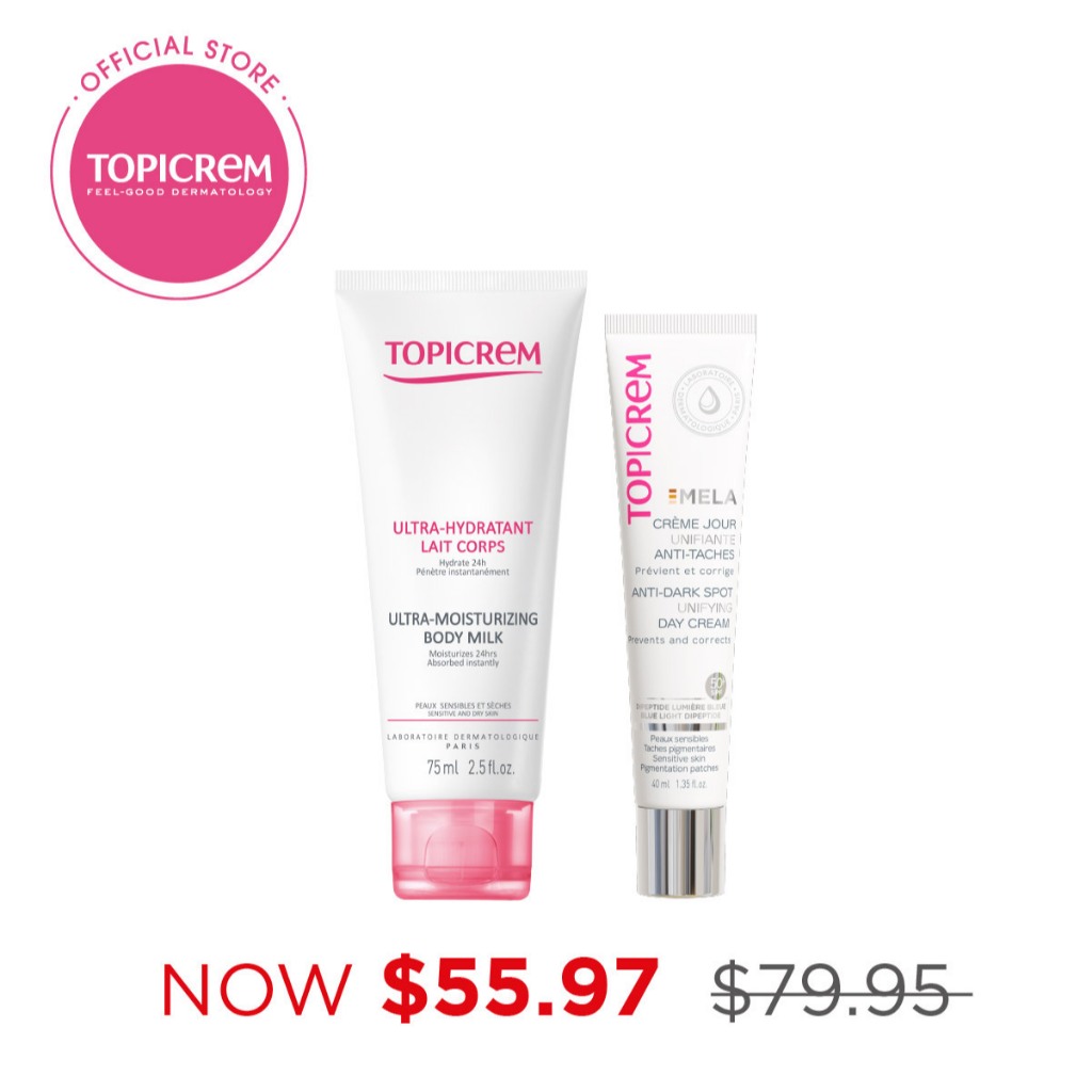 [Bundle] Topicrem Mela Anti-Dark Spot Unifying Day Cream SPF50+ 40ml ...