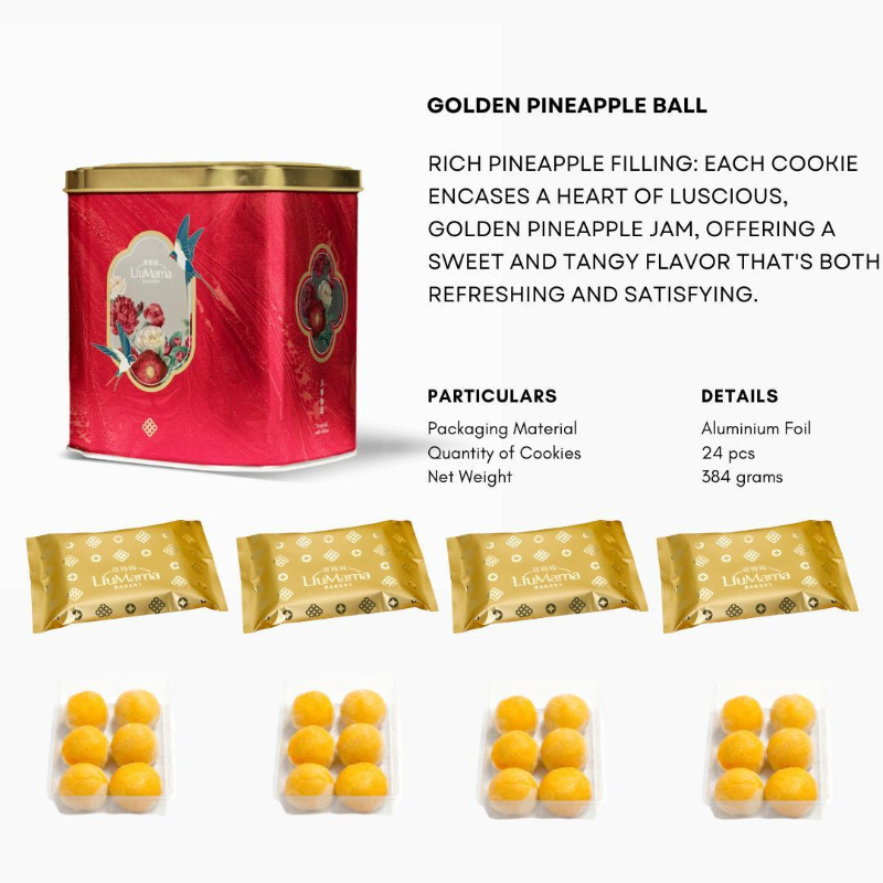 🧧 Liu Mama 2025 CNY Goodies Chinese New Year Pineapple Ball Tart Tarts ...