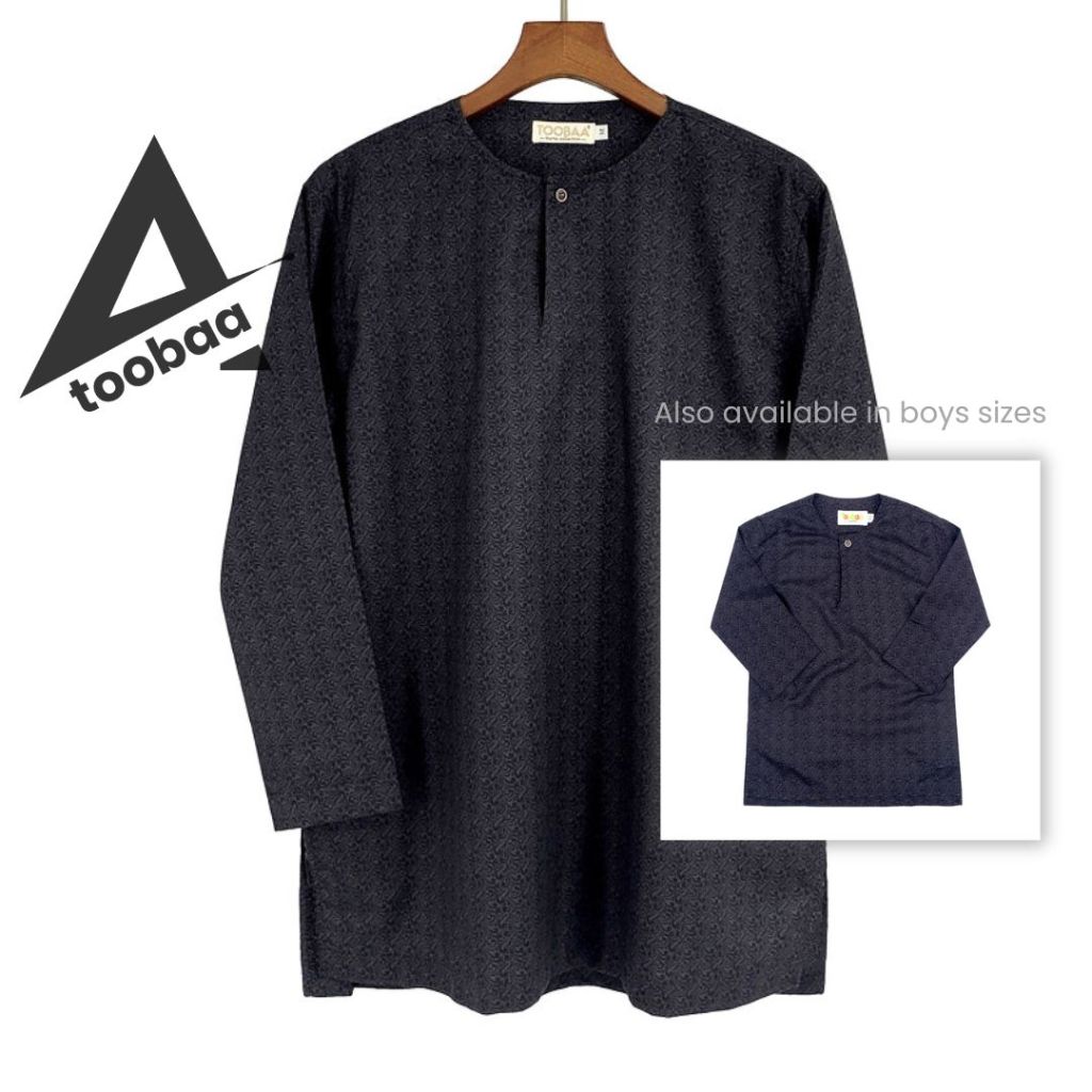 Men & Boys Kurta Inara - Eclipse by Toobaa (Baju Batik Lelaki) | Shopee ...