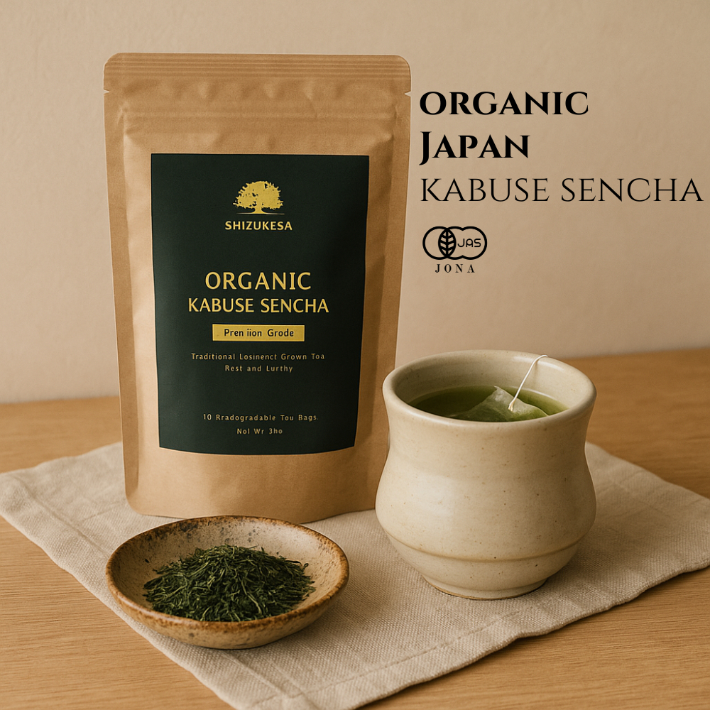 Shizukesa ORGANIC Kabuse Sencha Green Tea (Premium Grade) [Product of ...