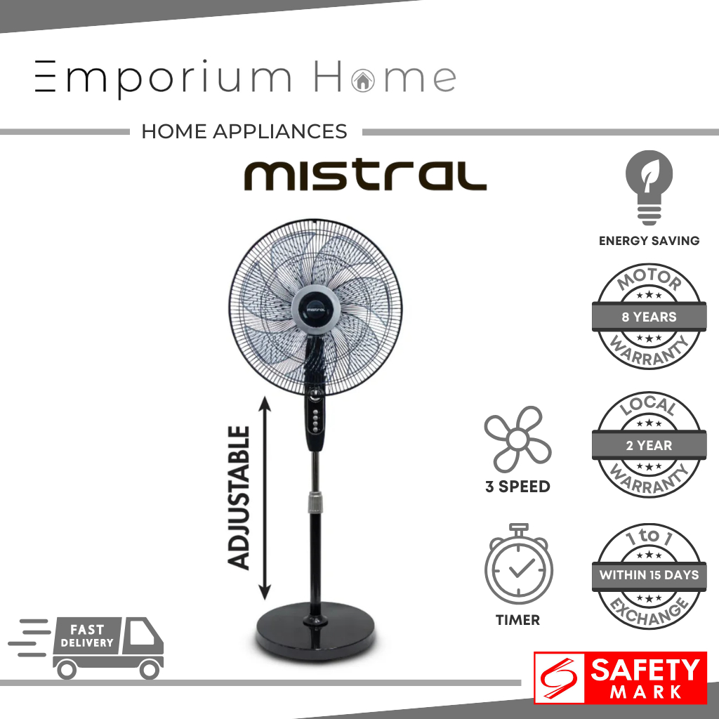 Mistral 18” Stand Fan With Timer [MSF1873] | Shopee Singapore