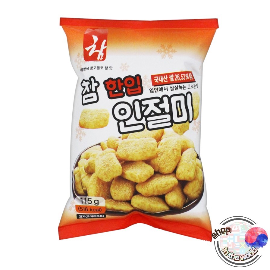 [Korean Snacks] Cham Han Ip Injeolmi Snack 115g | Shopee Singapore