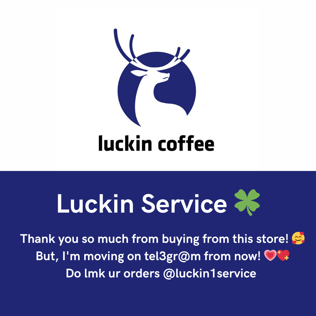 Luckin Coffee Service 🍀⇀ Any Luckin Coffee @ $3.50 🤯 | Shopee Singapore