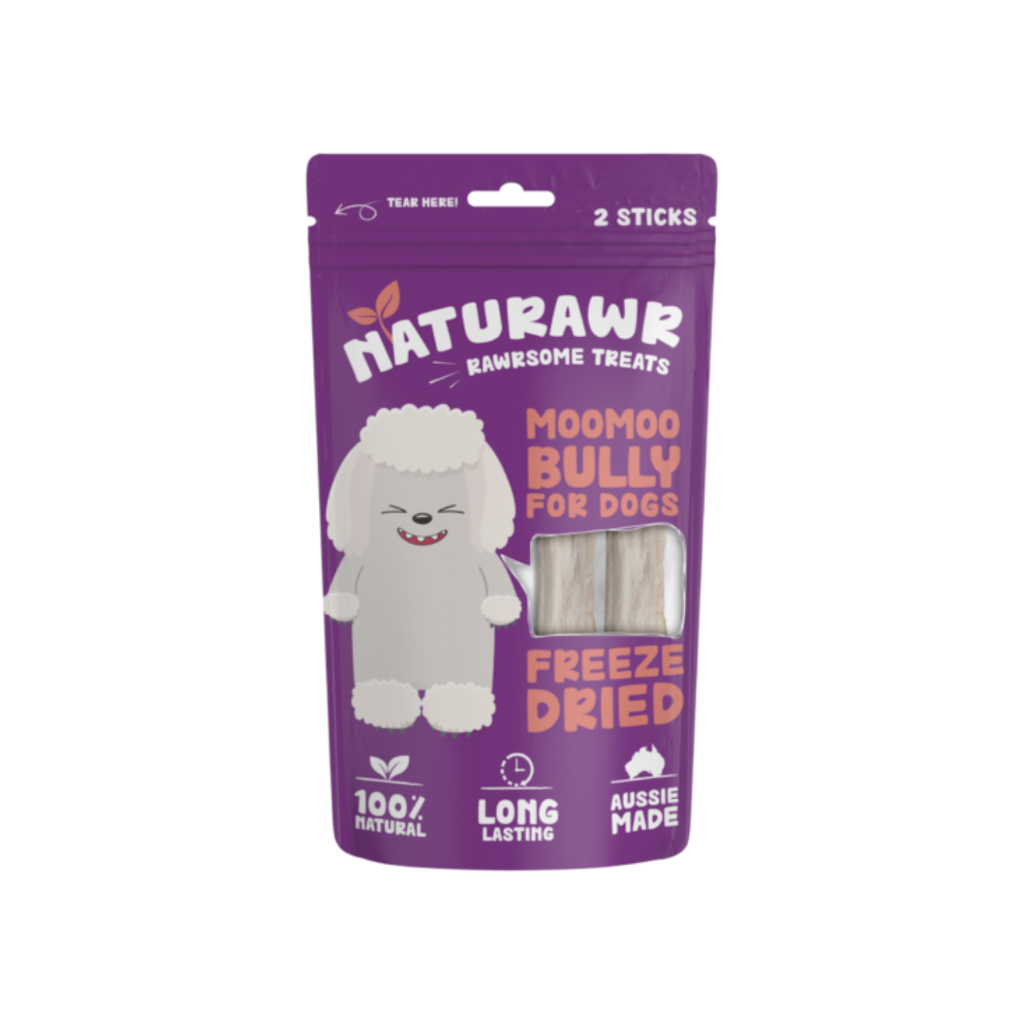 Naturawr Moo Moo Bully Freeze Dried Dog Treat | Shopee Singapore