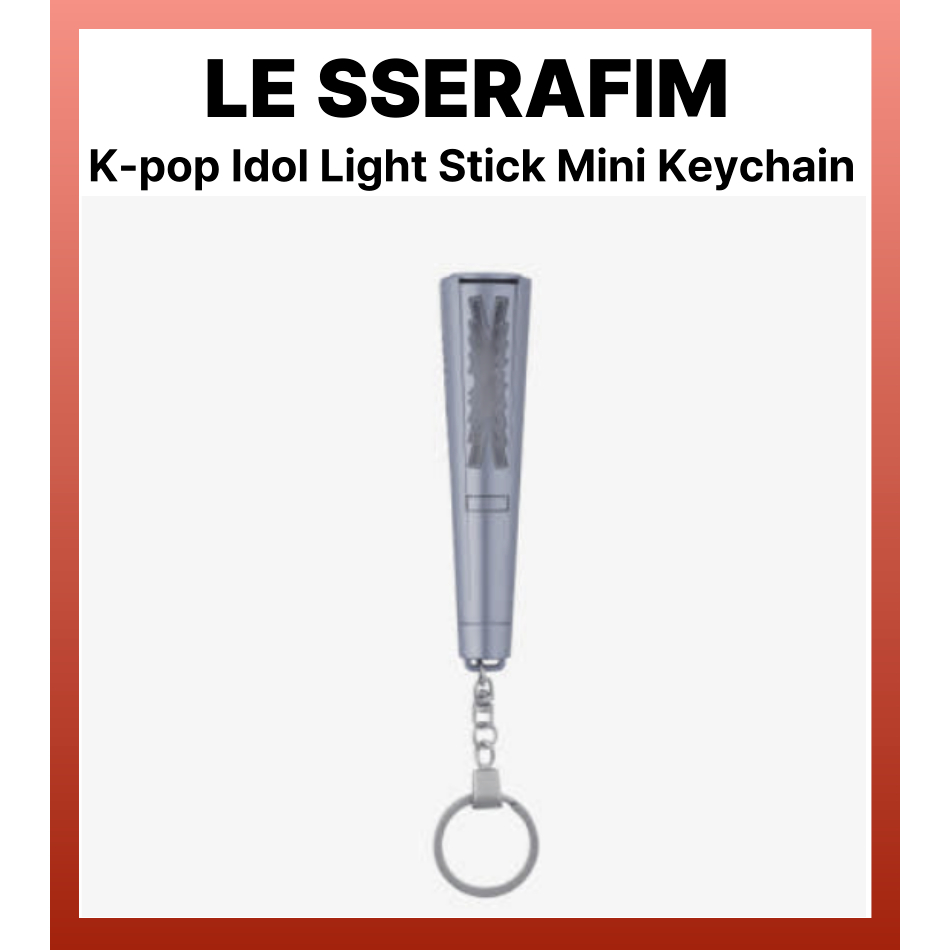 K-pop Idol Light Stick Mini Keychain – LE SSERAFIM (1 Piece) | Shopee ...