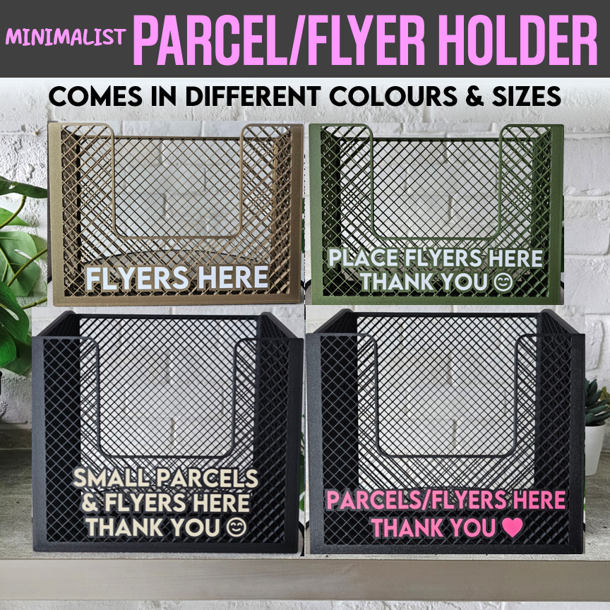 [SG LOCAL] Minimalist Flyer Holder/Parcel Basket/Leaflet/Paper/Brochure ...