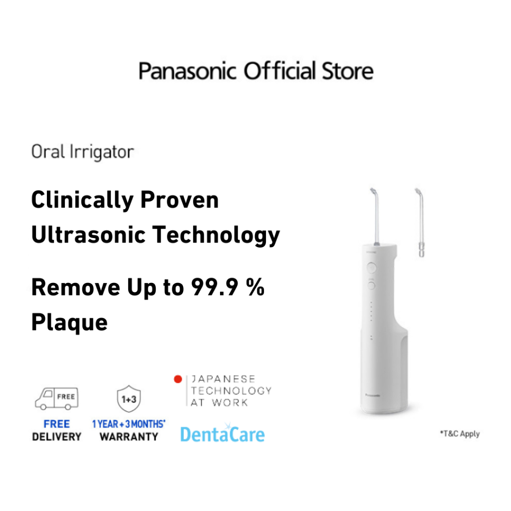 Panasonic Oral Irrigator with 5 Pressure Levels EW-DJ66-W221 | Shopee ...