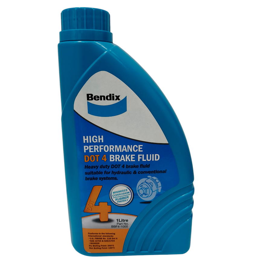 Bendix High Performance and Heavy Duty DOT 4 Brake Fluid (1L) BDX ...