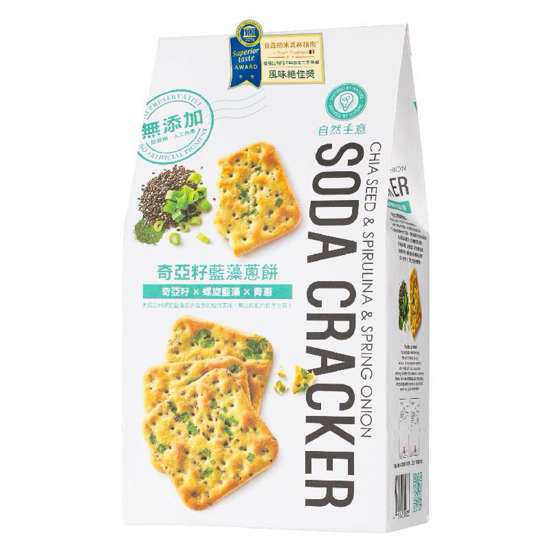 [Taiwan] SODA CRACKER Chia Seed and Spirulina and Spring Onion ...