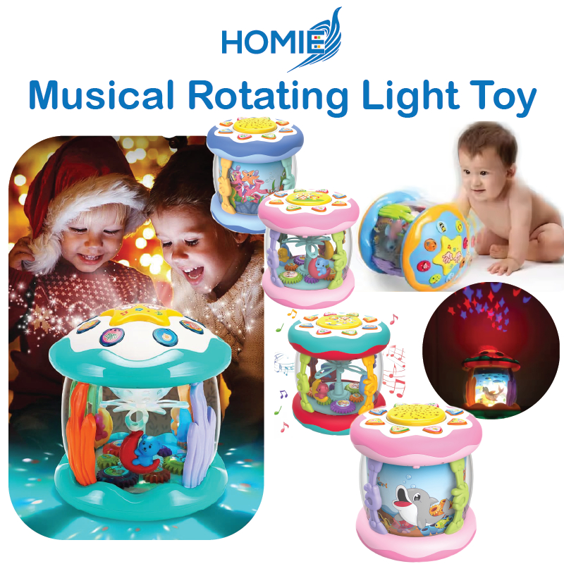 HOMIE Musical Rotating Light Toy/Interior 360° Auto Rotate Projection ...