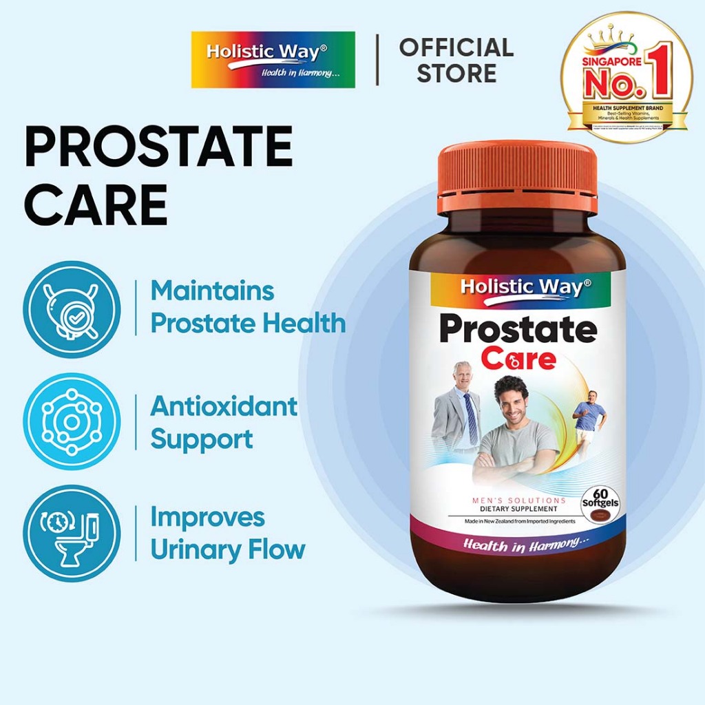 [Exp: Apr 2026] Holistic Way Prostate Care (60 Softgels) | Shopee Singapore