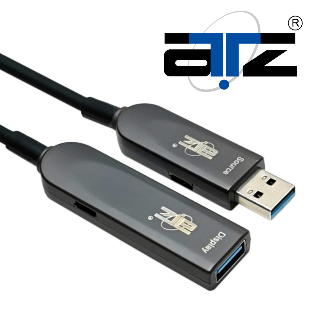 ATZ USB Type A Male to Female AOC (5m to 50m), USB Extension Cable ...